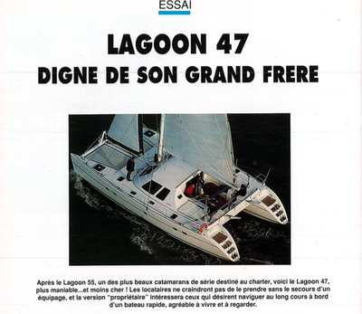 Essai de Multicoques Mag du Catamaran Lagoon 47 - Multicoques Mag