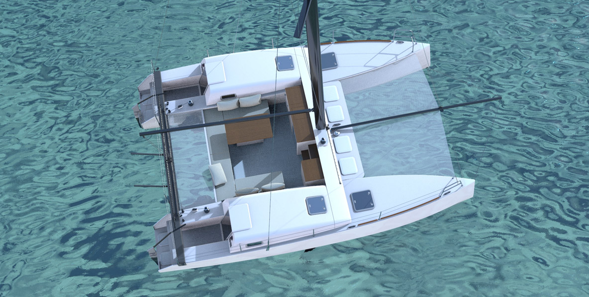 Ventio - Démontable pour le transport en container - Catamaran - Multicoques Mag