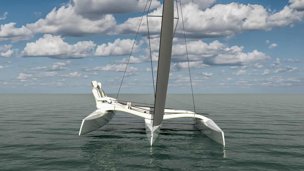 Trimaran de sport - Seulement 16 pieds mais 100% performance - Trimaran ...
