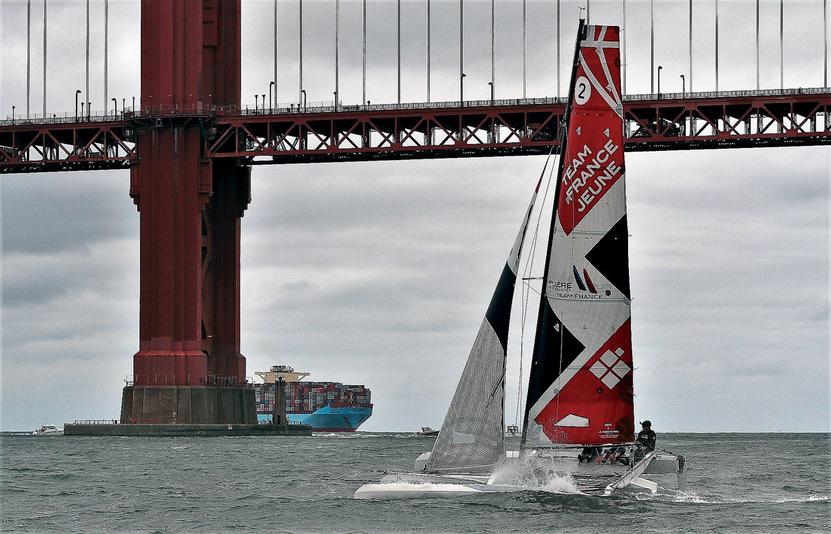 Diam 24 - Trois Français à San Francisco - Voyage - Multicoques Mag