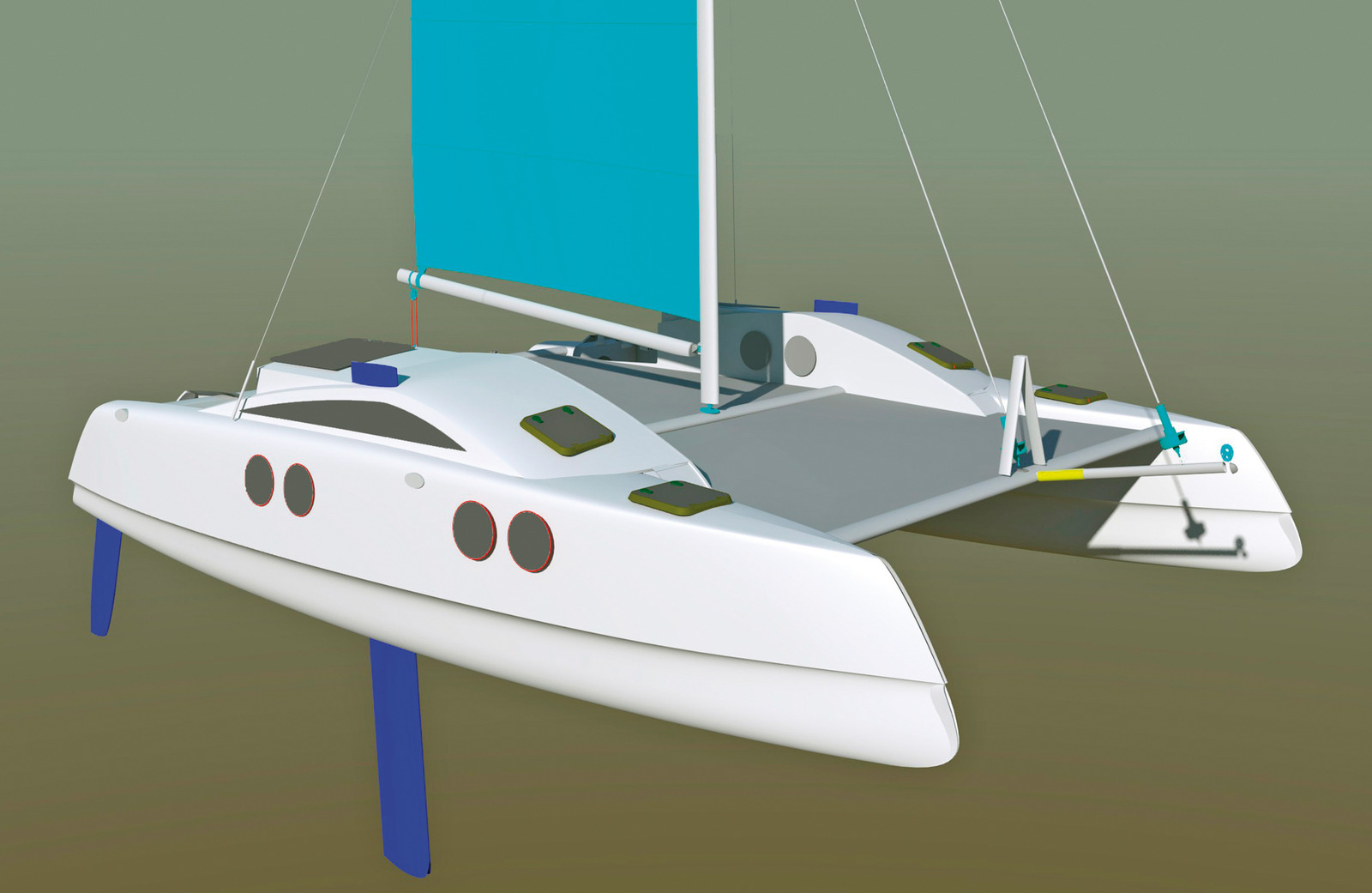 Kurt Hugues 27' catamaran, performant et transportable - - Multicoque ...